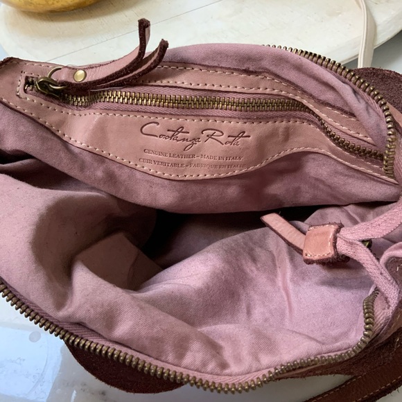 constanza Rota | Bags | Constanza Rota Italian Petal Pink Leather Bag ...
